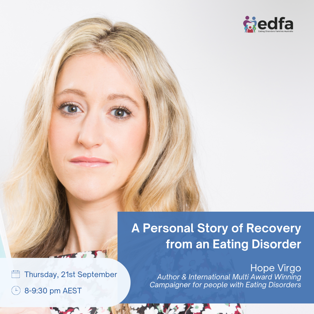Education and Information Webinars - Eating Disorders Families Australia